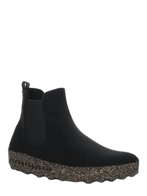 Fly London Asportuguesas By Fly London Caia Chelsea Boots Black Tweed/felt