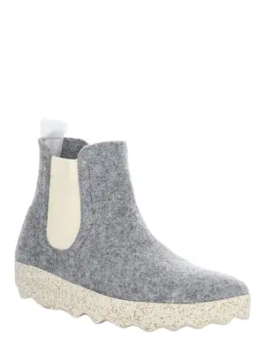 Fly London Asportuguesas By Fly London Caia Chelsea Boots Concrete Tweed/felt