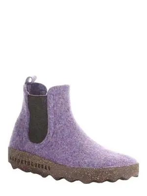 Fly London Asportuguesas By Fly London Caia Chelsea Boots Purple Tweed/felt
