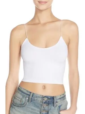 Free People Intimately Fp Crop Camisole - White