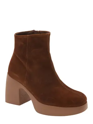 WONDERS Wonders Lightweight Suede Platform Boots Cuero