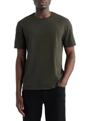 Vince Solid T-shirt - Washed Dark Leaf