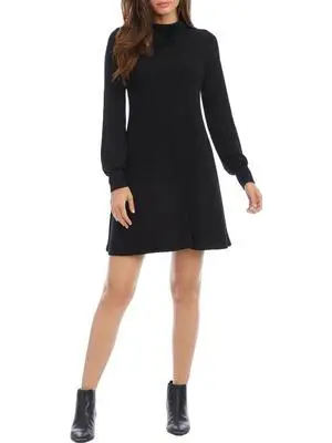 KAREN KANE Karen Kane Drape Neck Sweater Dress