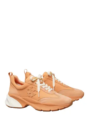 Tory Burch Good Luck Sneaker - Peach Parfait