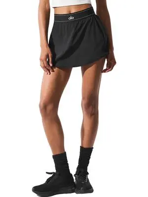 Alo Yoga Match Point Tennis Skirt - Black | Editorialist