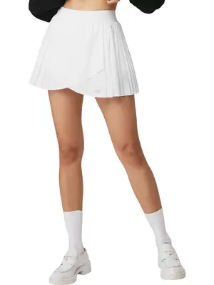 Alo Yoga Aces Tennis Skirt - White