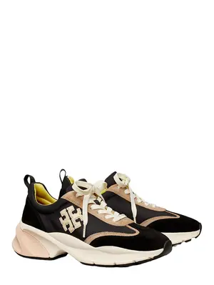 Tory Burch Good Luck Trainer Black/cream