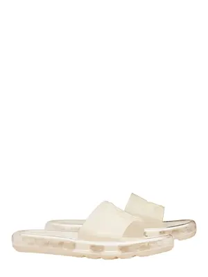 Tory Burch Tory Burch Bubble Jelly Slides White