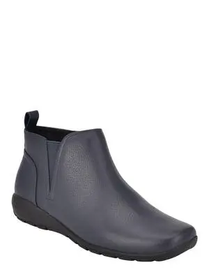 Easy Spirit Aerial Zip Up Wedge Bootie - Navy