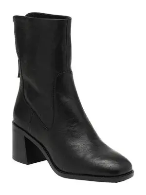 KELSI DAGGER BROOKLYN Island Ankle Bootie - Black Leather