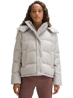 Lululemon Lululemon Wunder Puff 600-Down-Fill Jacket Heathered Natural Ivory