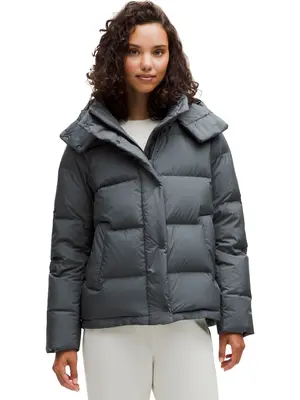 Lululemon Lululemon Wunder Puff 600-Down-Fill Jacket Oil Grey/belgian Blue