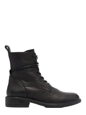 Geox Chunky Lace-up Boots - Black