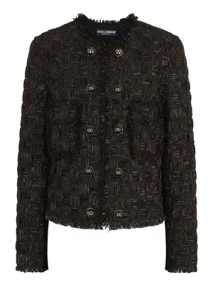 DOLCE & GABBANA Dolce & Gabbana Lamé Jacquard Jacket