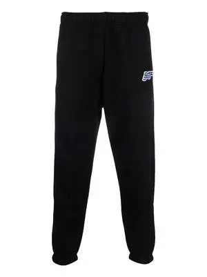 DIESEL® Logo Patch Sweatpants - Black