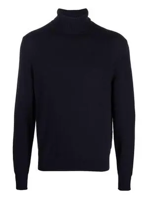 TOM FORD Roll-neck Cashmere Jumper - Blue