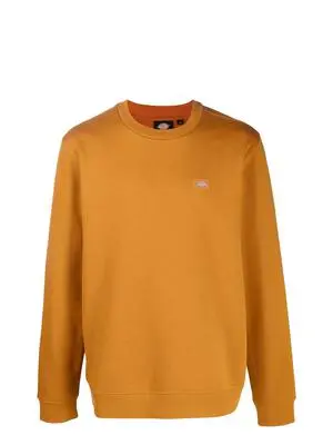 Dickies Logo-patch Crew-neck Sweatshirt - Brown