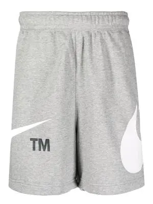 Nike Logo-print Shorts - Grey