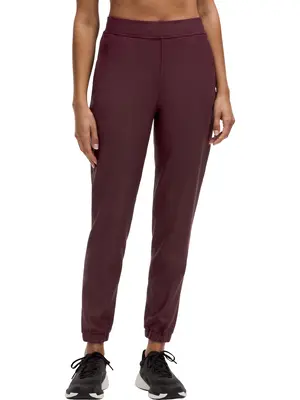 Lululemon Adapted State High-Rise Fleece Jogger Garnet