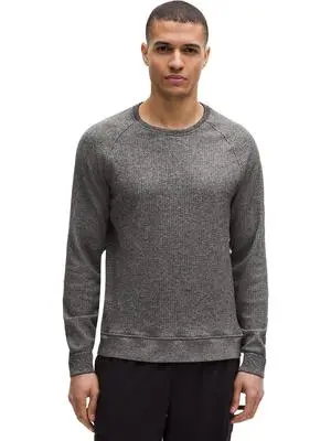 Lululemon Engineered Warmth Long Sleeve Crew - Feather Grey/graphite Grey