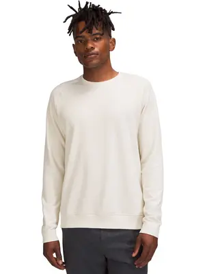 Lululemon Engineered Warmth Long Sleeve Crew White Opal/white Opal