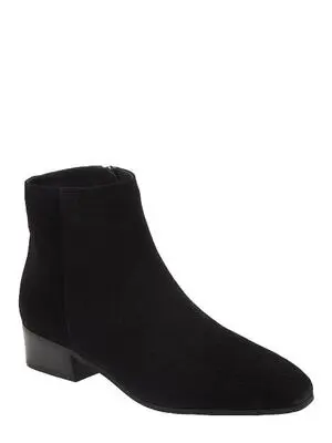 Aquatalia AQUATALIA Waterproof Block Heel Bootie Black Suede