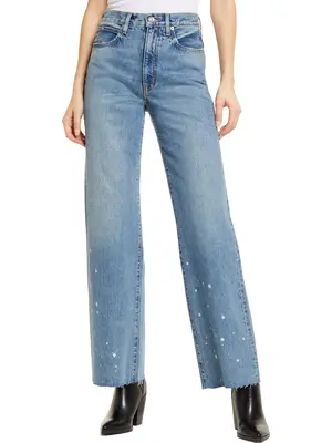 SLVRLAKE SLVRLAKE Grace High-Waist Wide-Leg Jeans Willows