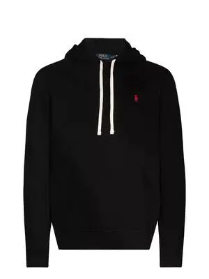 Polo Ralph Lauren Embroidered Logo Hooded Sweatshirt - Black