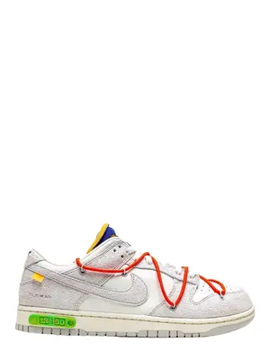 Nike X Off White Dunk Low Lot Sneakers - White