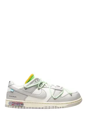 Nike X Off White Dunk Low Off Lot 07 Sneakers - White