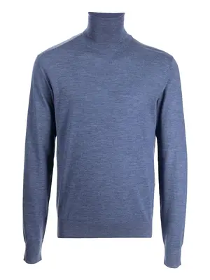 Dolce & Gabbana Cashmere Turtleneck Jumper - Blue