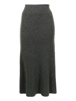 Cashmere In Love A-line Skirt - Grey