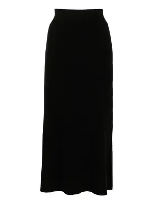 Cashmere In Love River A-line Skirt - Black