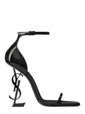 SAINT LAURENT Leather Opyum Sandals 110