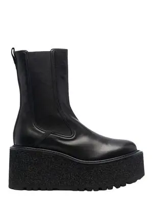 Premiata Gaucho Platform Ankle Boots - Black