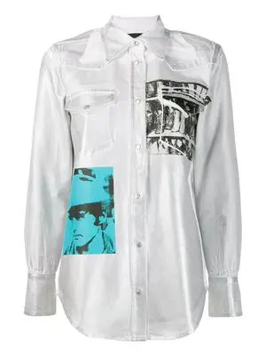 CALVIN KLEIN Calvin Klein Jeans Warhol Print Metallic Shirt