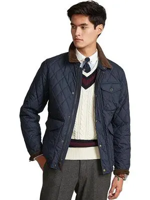 Polo Ralph Lauren Beaton Quilted Water-repellent Jacket - College Navy