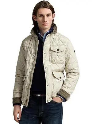 Polo Ralph Lauren Beaton Quilted Water-repellent Jacket - Stoneware Gray