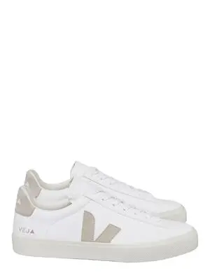 VEJA Campo Leather Sneakers - Extra-white Natural Suede