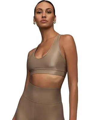 Carbon38 Action Bra 2.0 In Takara Shine - Caribou