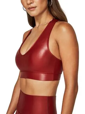 Carbon38 Action Bra 2.0 In Takara Shine Rum Wine