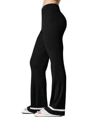 Carbon38 Sweater Pant Black/white