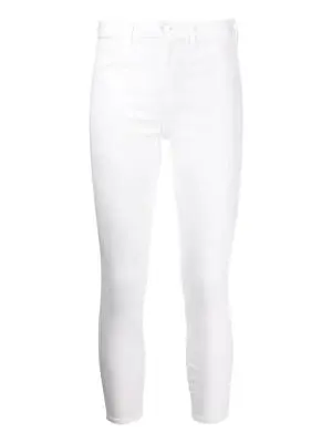 L'Agence Skinny-leg Ankle Jeans - White