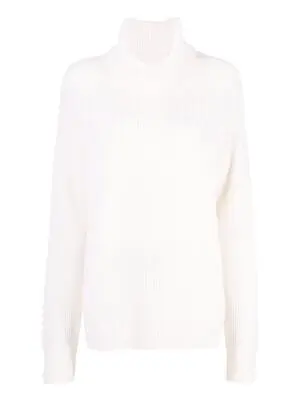 Karl Lagerfeld Appliqué-logo Knitted Jumper - White