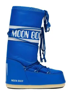 Moon Boot Lace-up Logo-print Snow Boots - Blue
