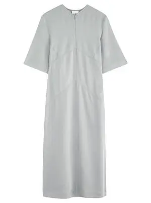 Day Birger Et Mikkelsen Micca Panelled Twill Midi Dress - Grey