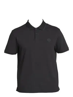 Moncler Logo Polo Shirt - Black