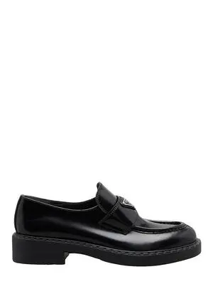 Prada Leather Loafers - Nero
