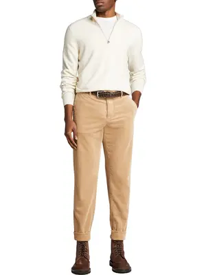Brunello Cucinelli Brunello Cucinelli Cashmere Quarter-Zip Pullover Ivory