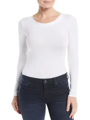 Wolford Berlin Long-sleeve Bodysuit - White